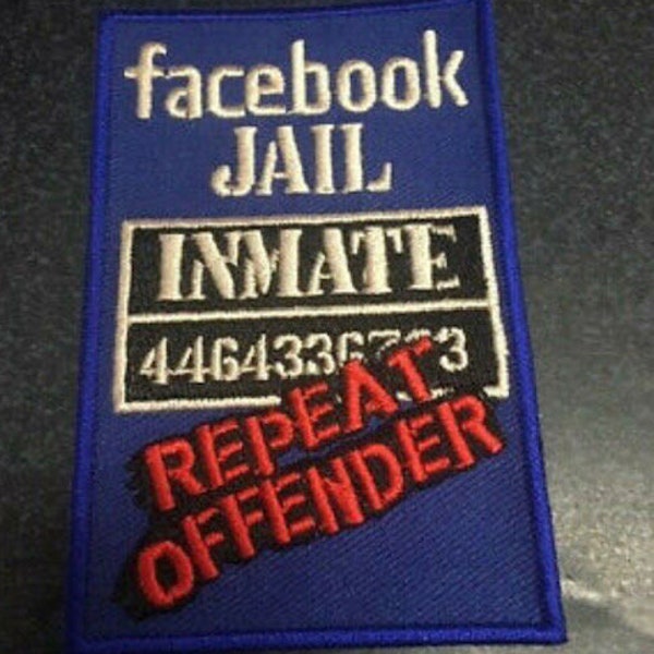 Facebook Jail Patch - Etsy