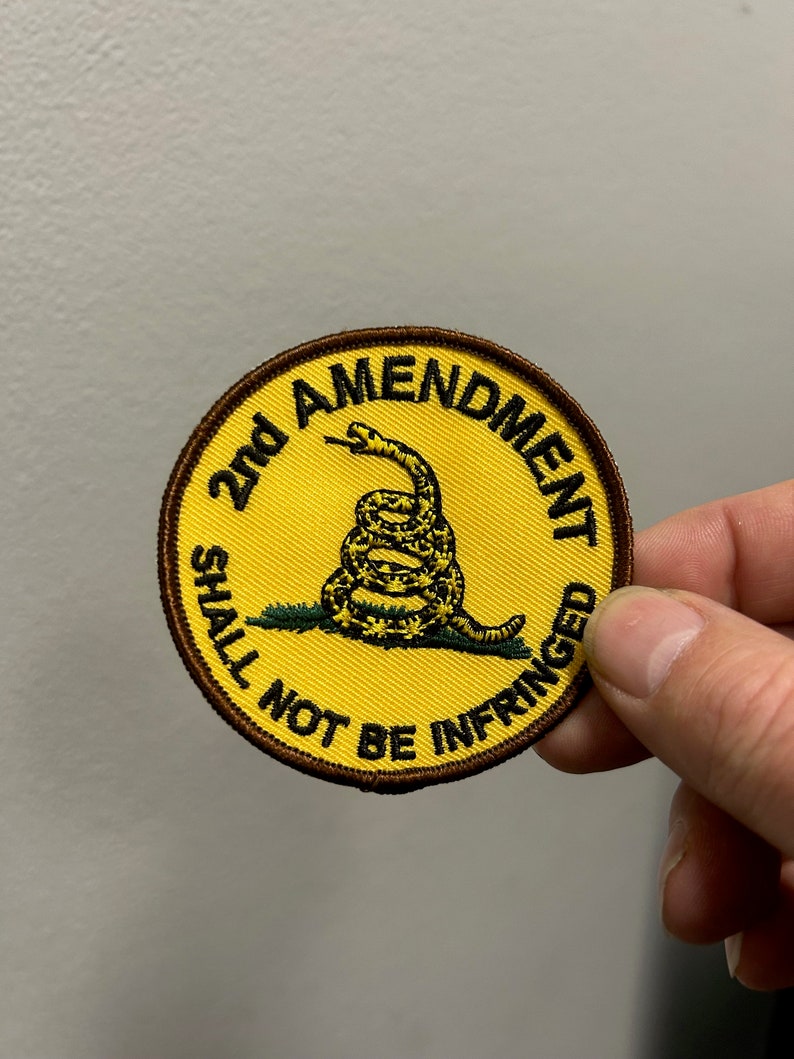 2nd Amendment Shall Not Be Infringed Gadsden Patch - Etsy