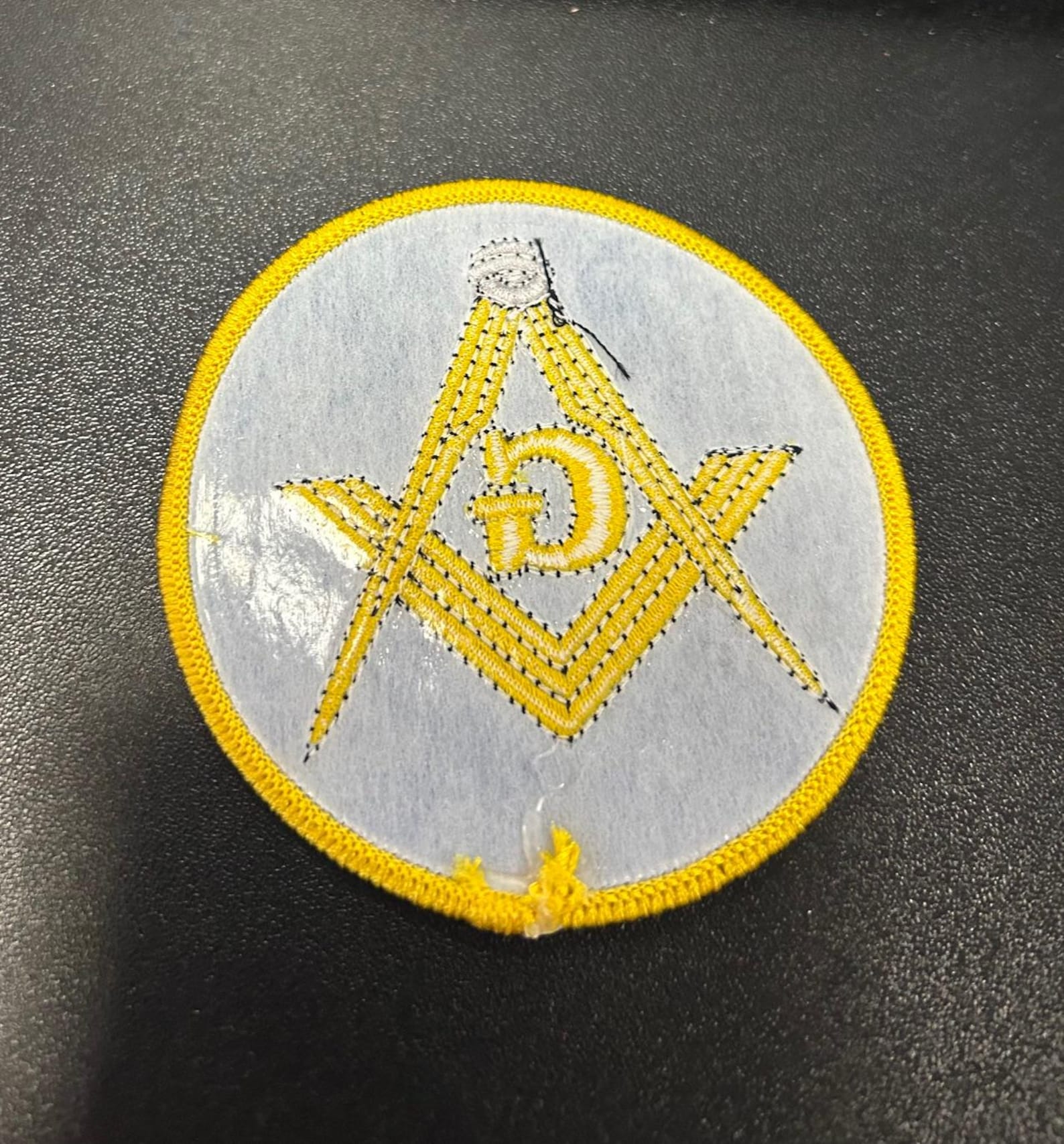 Blue & Gold Masonic Patch 3" Round Patch - Etsy