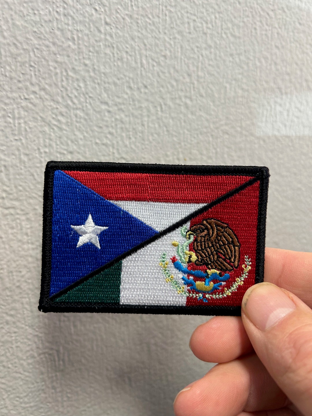 Puerto Rico Mexico Flag Patch - Etsy