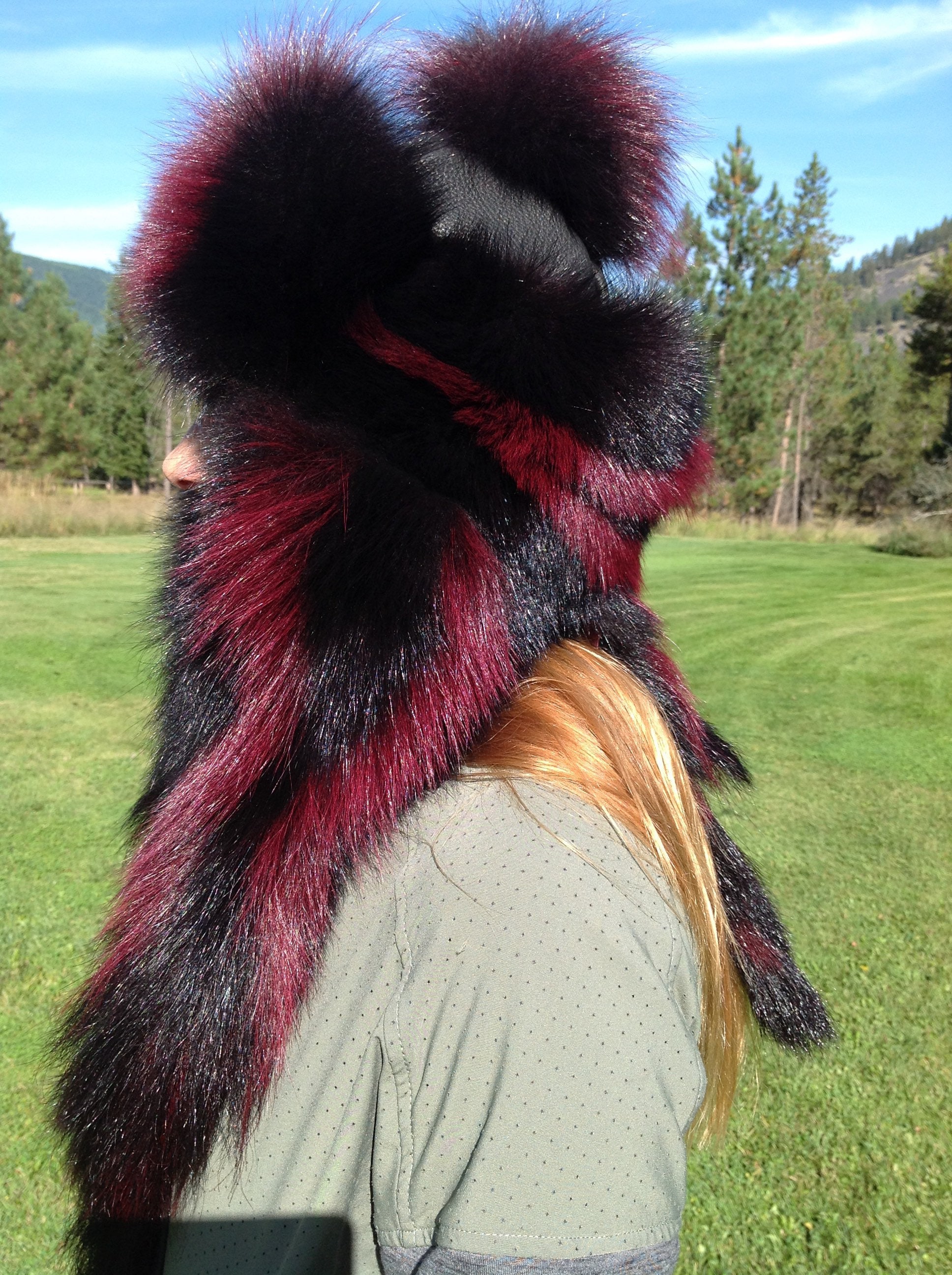 Skunk Fur Hat / GO GRIZ - Etsy