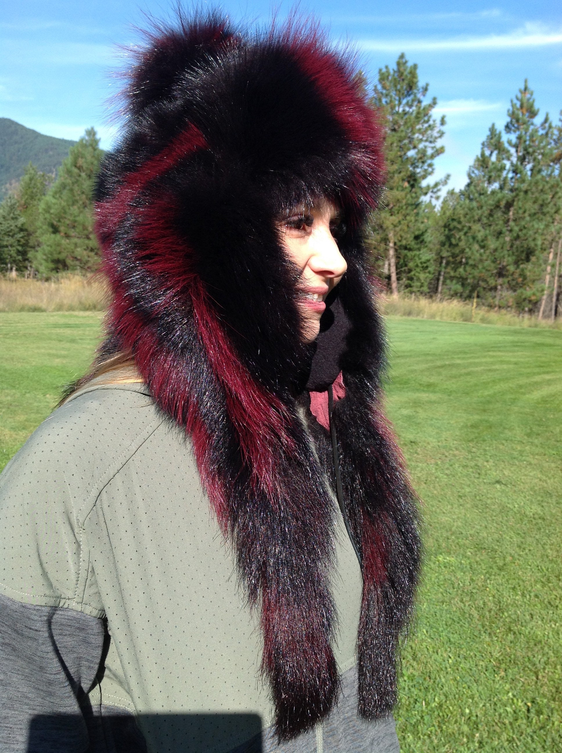 Skunk Fur Hat / GO GRIZ - Etsy