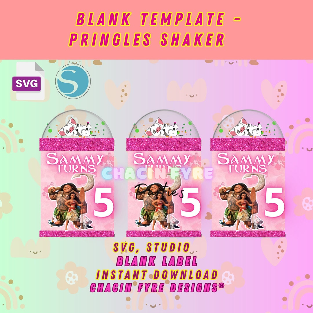 Pringles Shaker Template - Pringles Doom Template- Pringles 3D Shaker ...