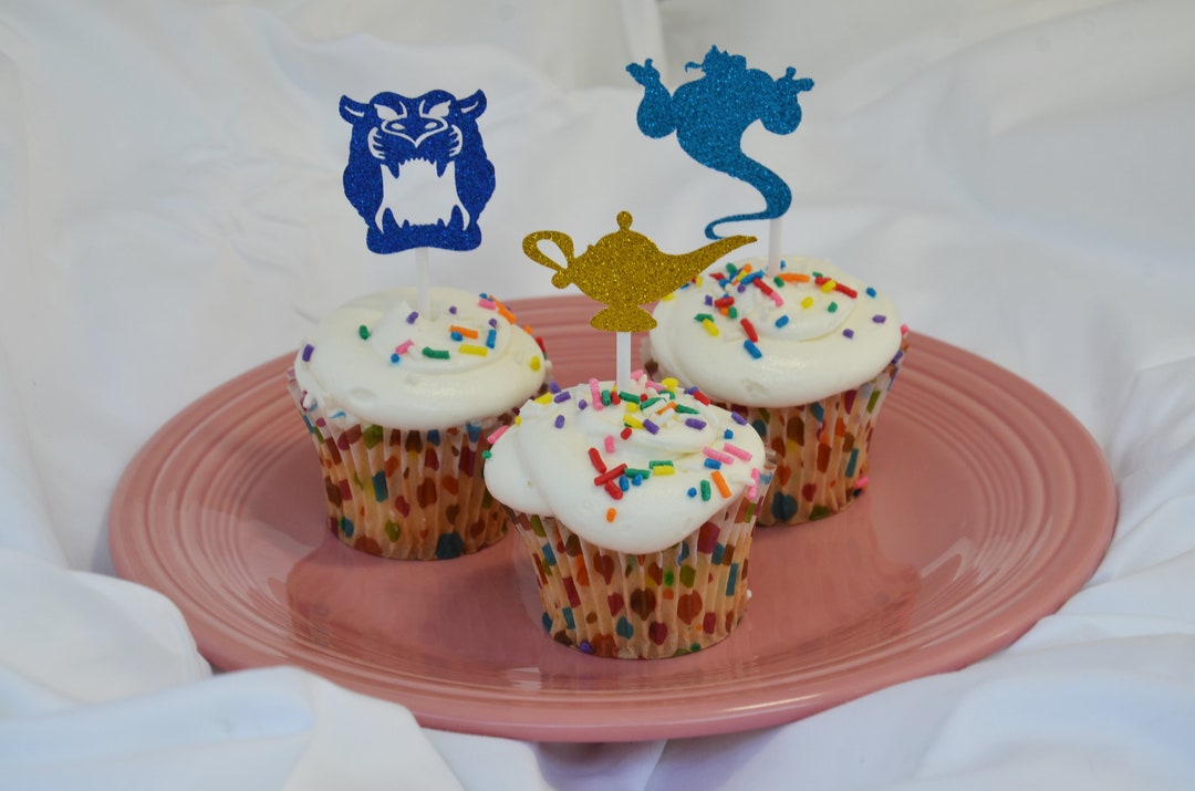 Aladdin Cupcake Toppers Set of 12 - Etsy