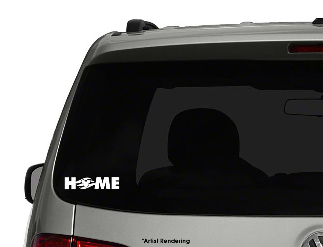 DCL Inspired "home" Car Decal Sticker - Etsy
