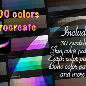 Procreate Color Palette | Procreate Color Swatch | Procreate Color ...