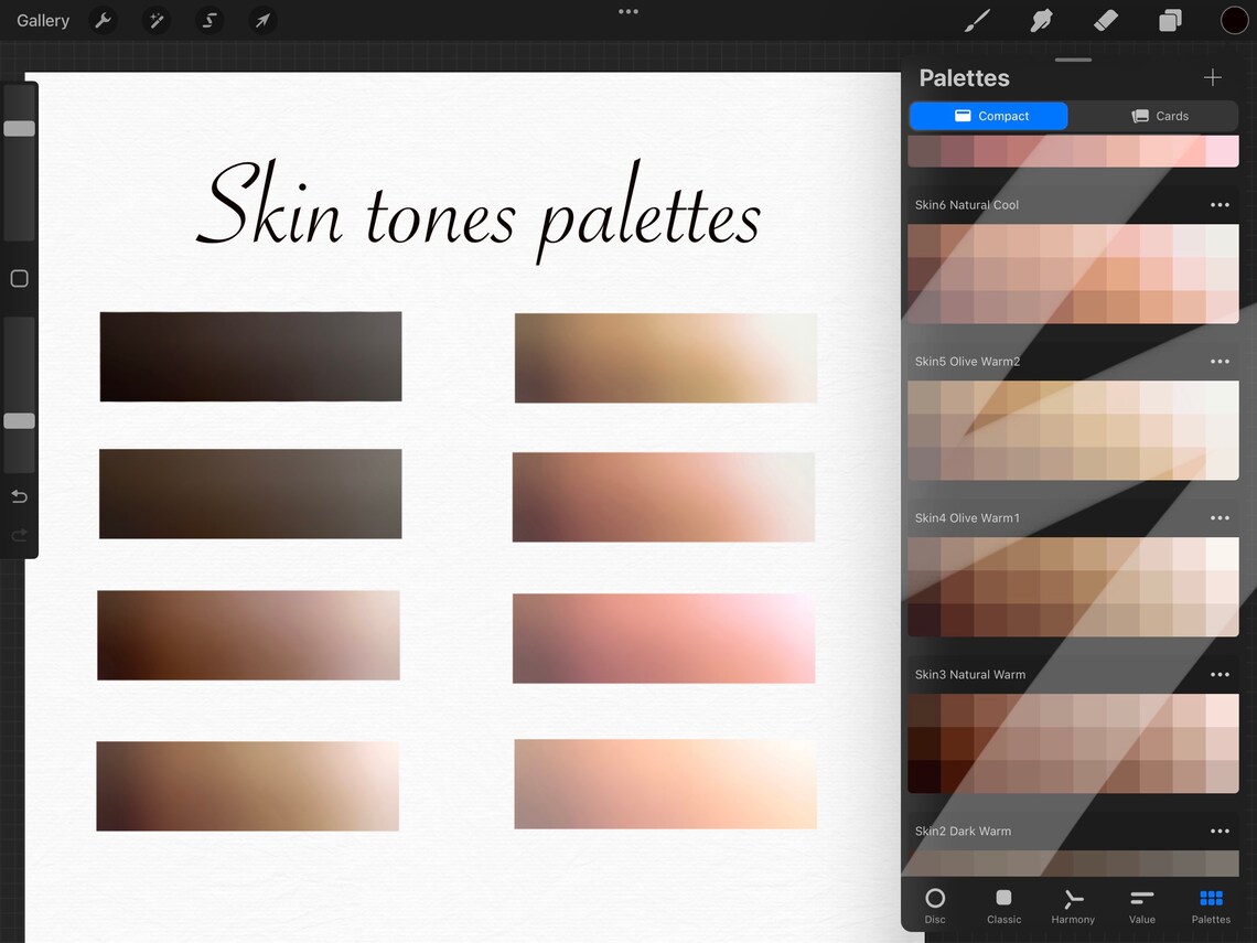 Procreate Color Palette | Procreate Color Swatch | Procreate Color ...