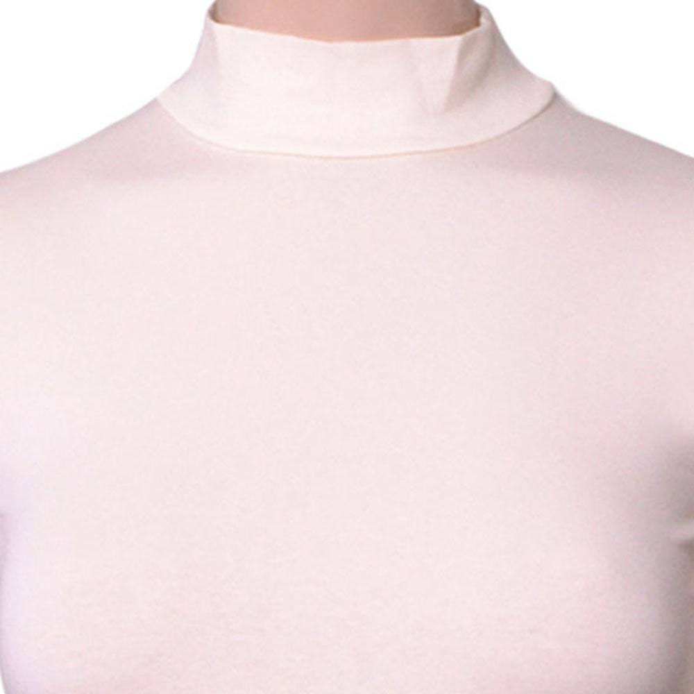 Women Cotton Bodysuit With Long Sleeves. 6 Colors. Blouse Polo. Cotton ...