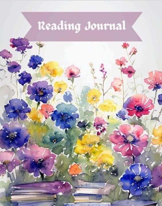Reading Journal digital. Printable Reading Journal, Reading Tracker ...