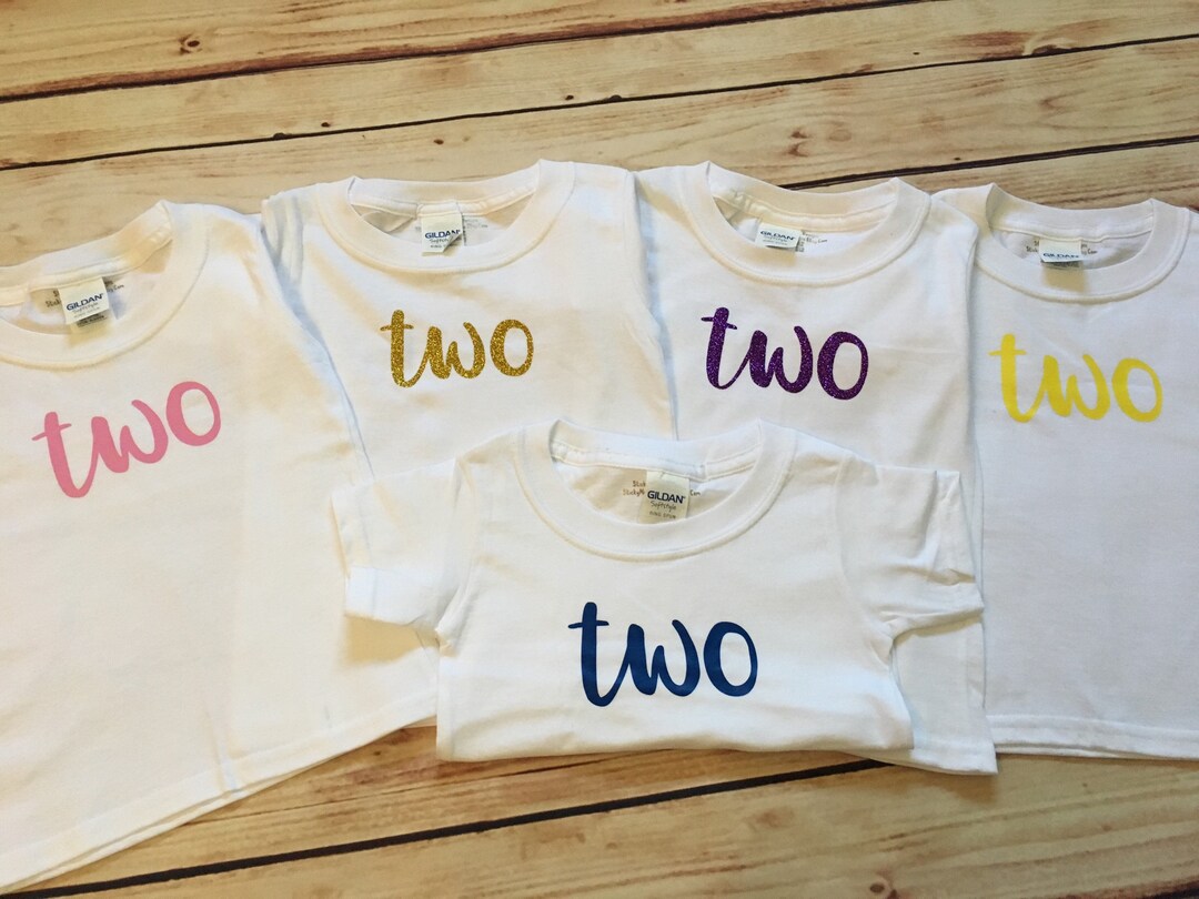 Turning Two Birthday Shirt/2nd Birthday Shirt/second Birthday Toddler ...