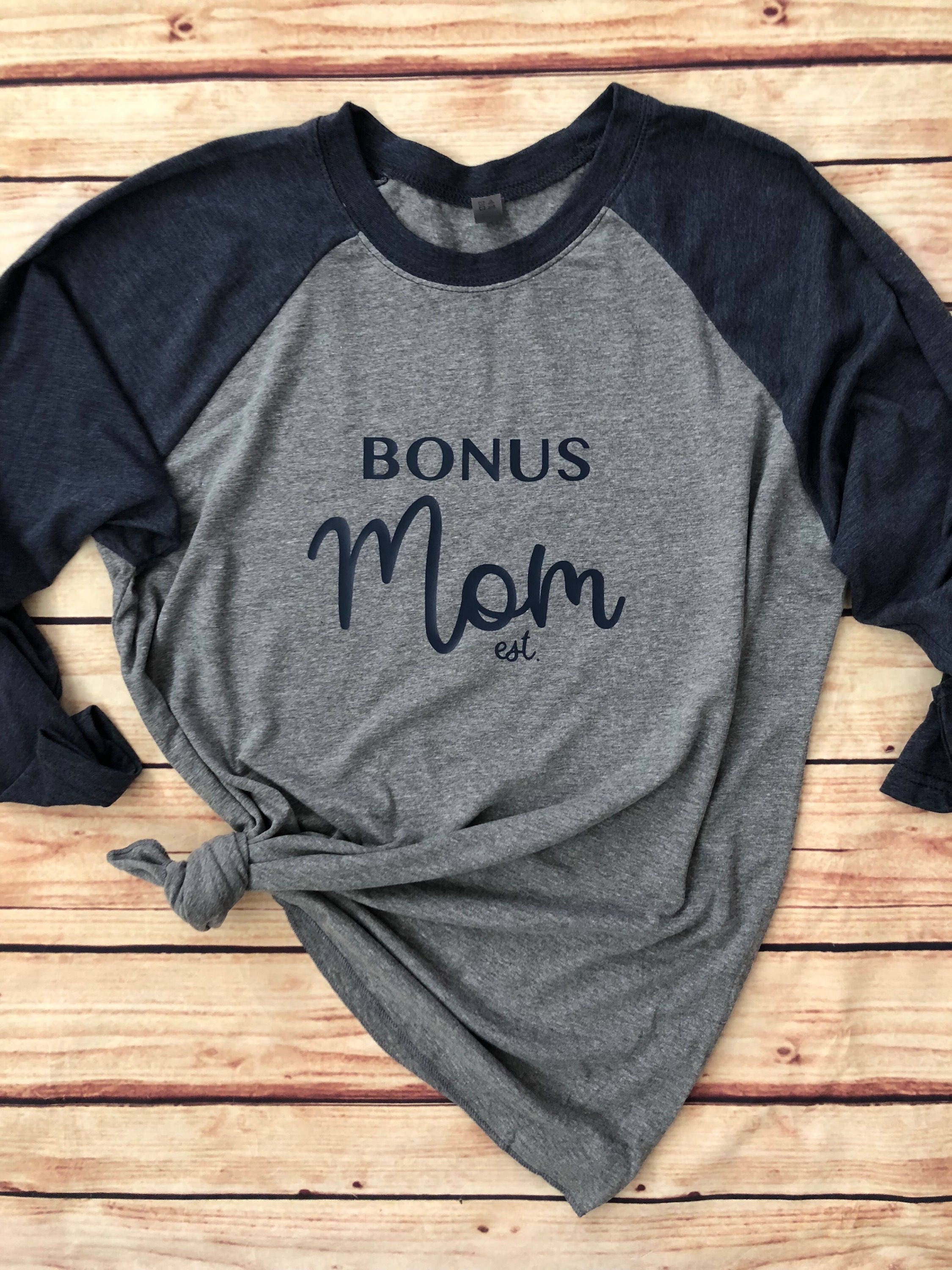 Bonus Mom or Bonus Dad Adult Unisex Baseball Raglan Shirt - Etsy