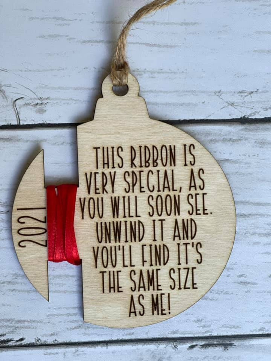 2025 2024 Same Size as Me Christmas Ornament / Measure Me Christmas ...