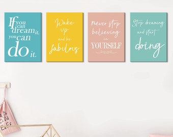 Girl Quote Art - Etsy