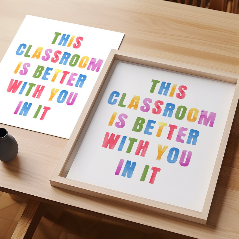 This Classroom is Better With You in It, Classroom Decor, Class Room ...