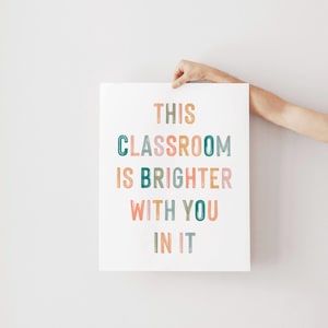 Back to School Classroom Decorations, Inspirational Wall Art for ...