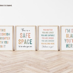 Back to School Classroom Decorations, Inspirational Wall Art for ...