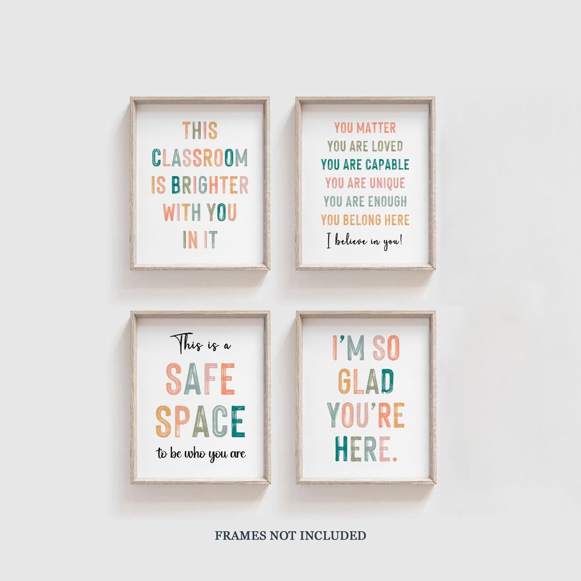 Back to School Classroom Decorations, Inspirational Wall Art for ...