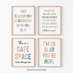 Back to School Classroom Decorations, Inspirational Wall Art for ...