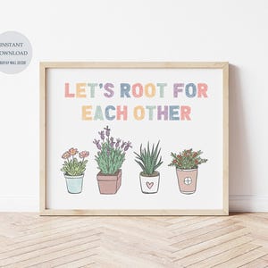 Let's Root for Each Other Poster, Classroom Decor, Classroom Posters ...