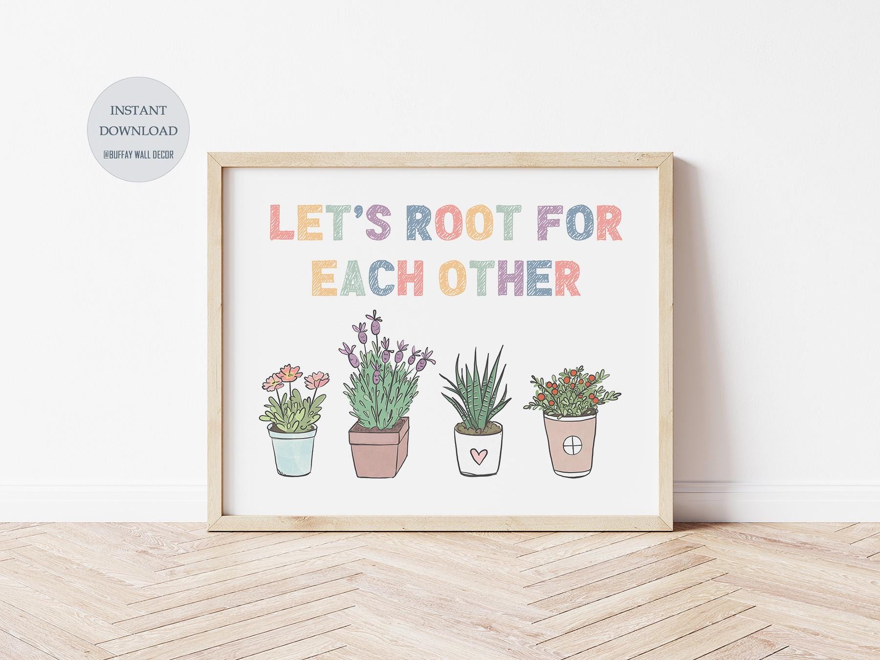 Let's Root for Each Other Poster, Classroom Decor, Classroom Posters ...