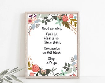 Lin-manuel Miranda Good Morning Quote Hamilton Musical - Etsy