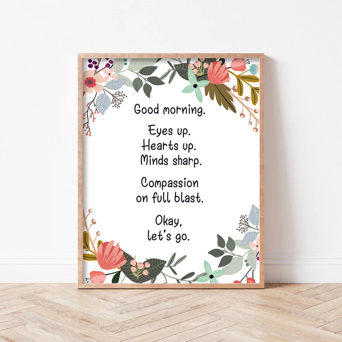 Lin-manuel Miranda Good Morning Quote, Hamilton Musical Wall Art ...