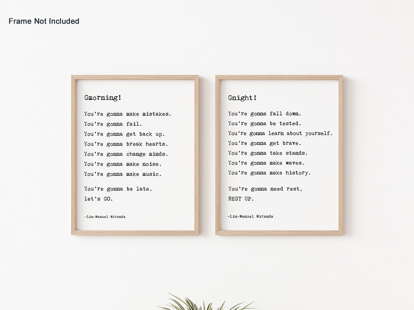 Lin Manuel Miranda Quote Art Print, Motivational Wall Art ...