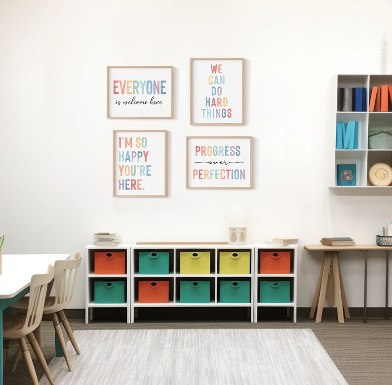 Classroom Wall Decor, Encouragement Quote, Affirmations Art, Back to ...