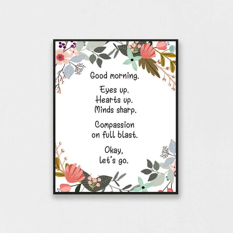 Lin-manuel Miranda Good Morning Quote Hamilton Musical Wall - Etsy