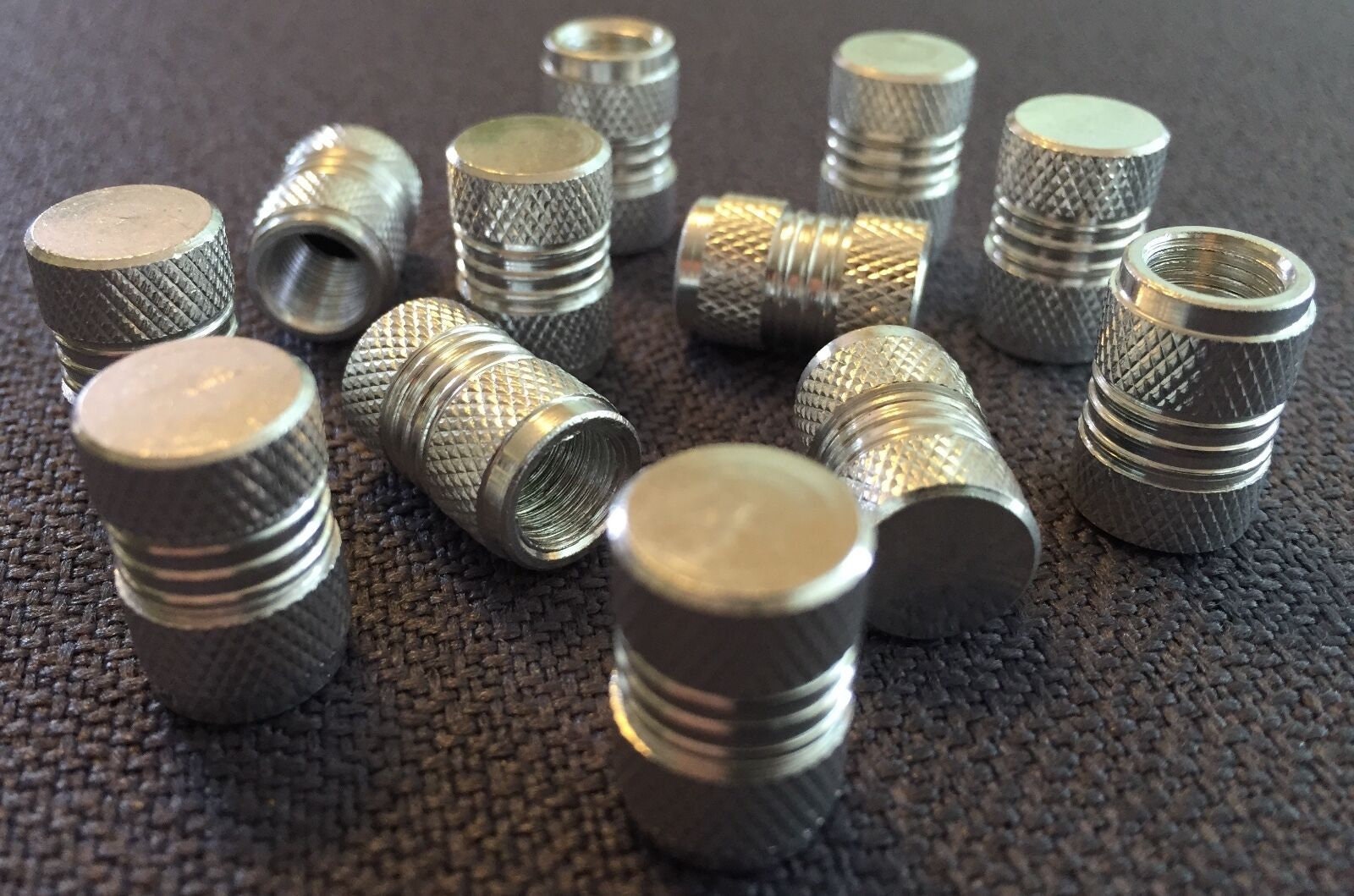 6 ALUMINUM (premium) Valve STEM CAPS ( Silver ) - Etsy