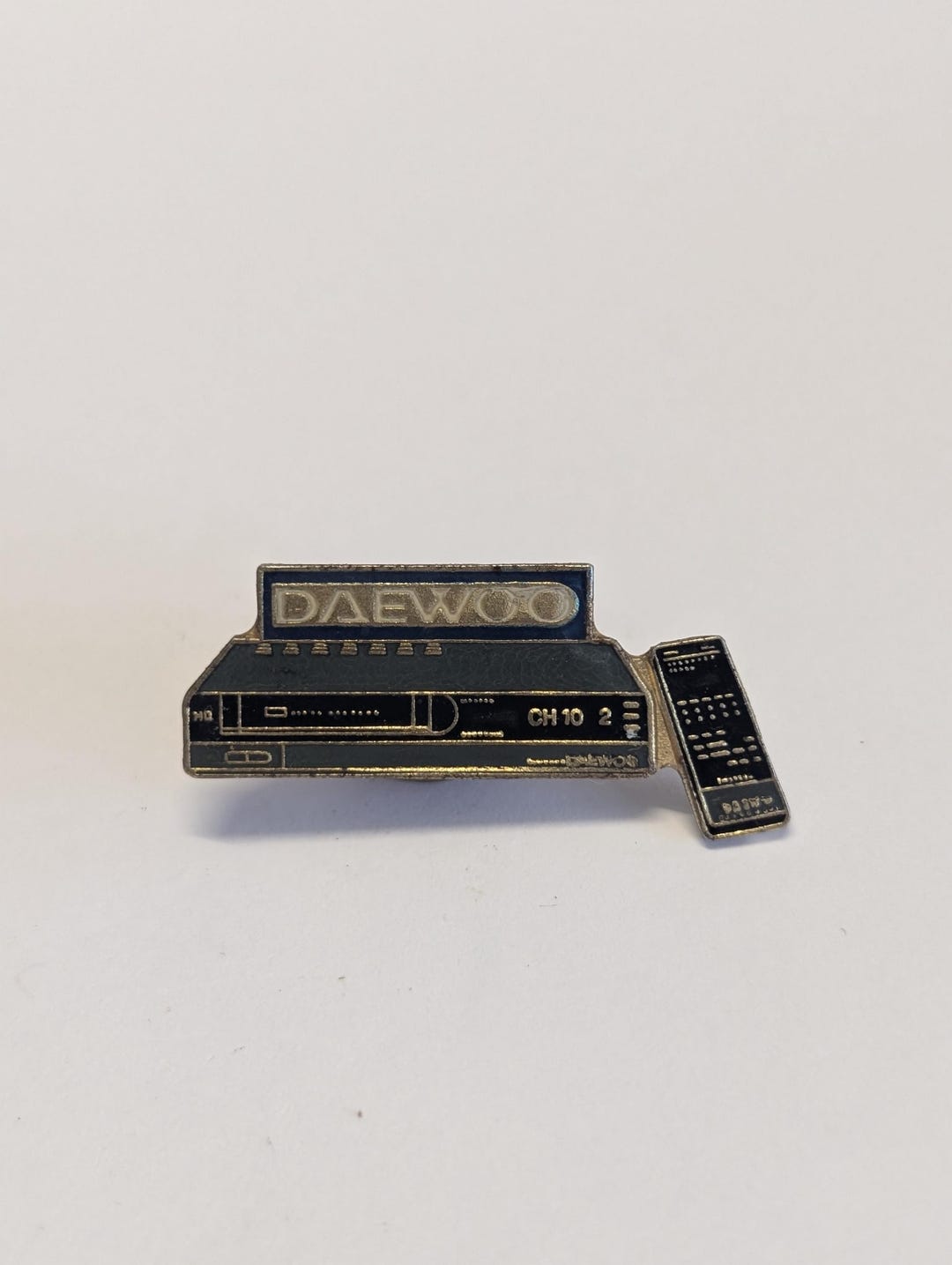 Vintage Daewoo VCR Pin – 1980s VHS Player Enamel Badge With Remote ...
