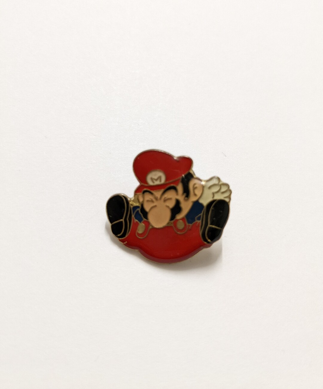 Vintage Super Mario Enamel Pin Cartoon Badge 90's Super Nintendo Video ...