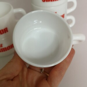 6 Vintage French Cafés Armor Arcopal Espresso Cups Set of 6 - Etsy