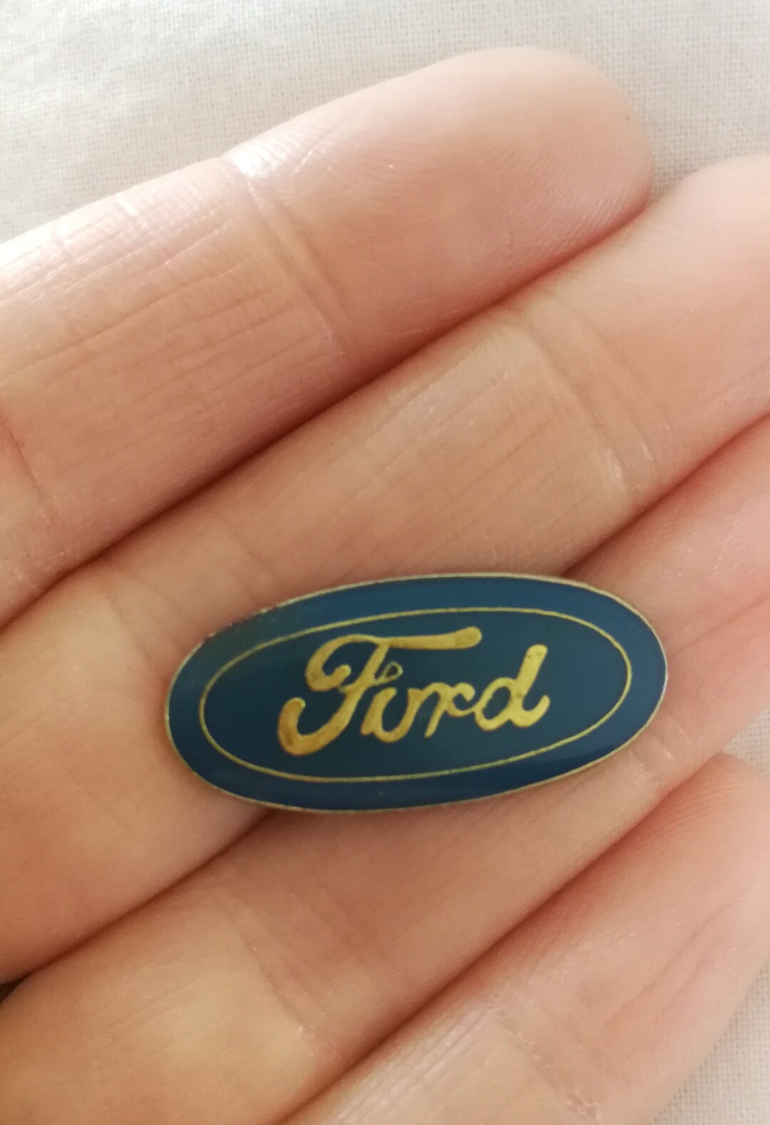 Vintage Ford Logo Pin Badge Gift Uniform Engine Car Race Lapel Pin ...