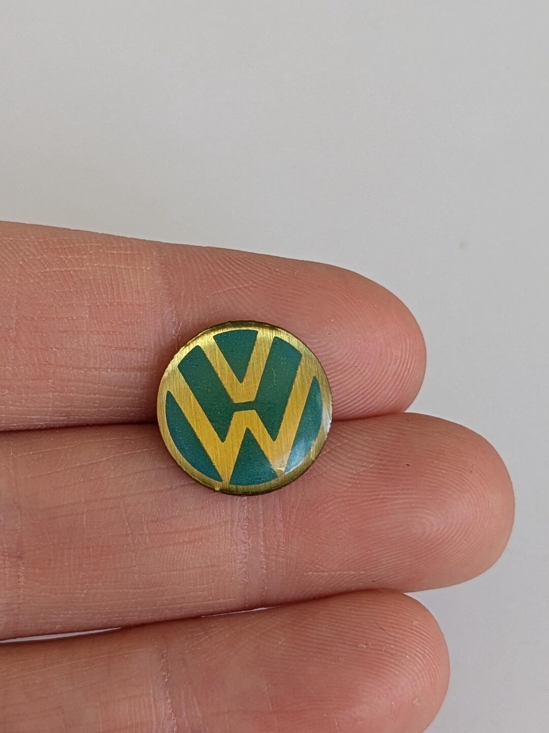 Vintage Volkswagen Logo Pin VW Badge Gift Uniform Engine Car Race Lapel ...