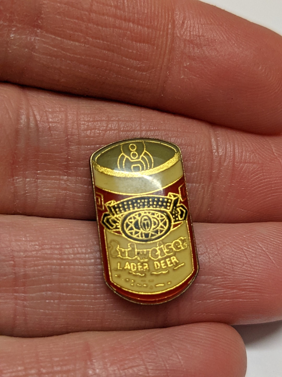 Vintage Budweiser Can Enamel Pin Beer Badge Logo Lapel Alcohol ...