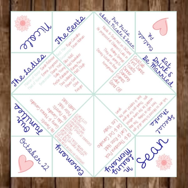 Cootie Catcher - Etsy