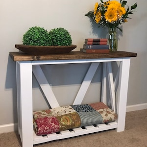 Farm House Sofa Table - Etsy