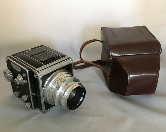 Vintage Primarflex II Medium Format Reflex Camera With Original Leather ...