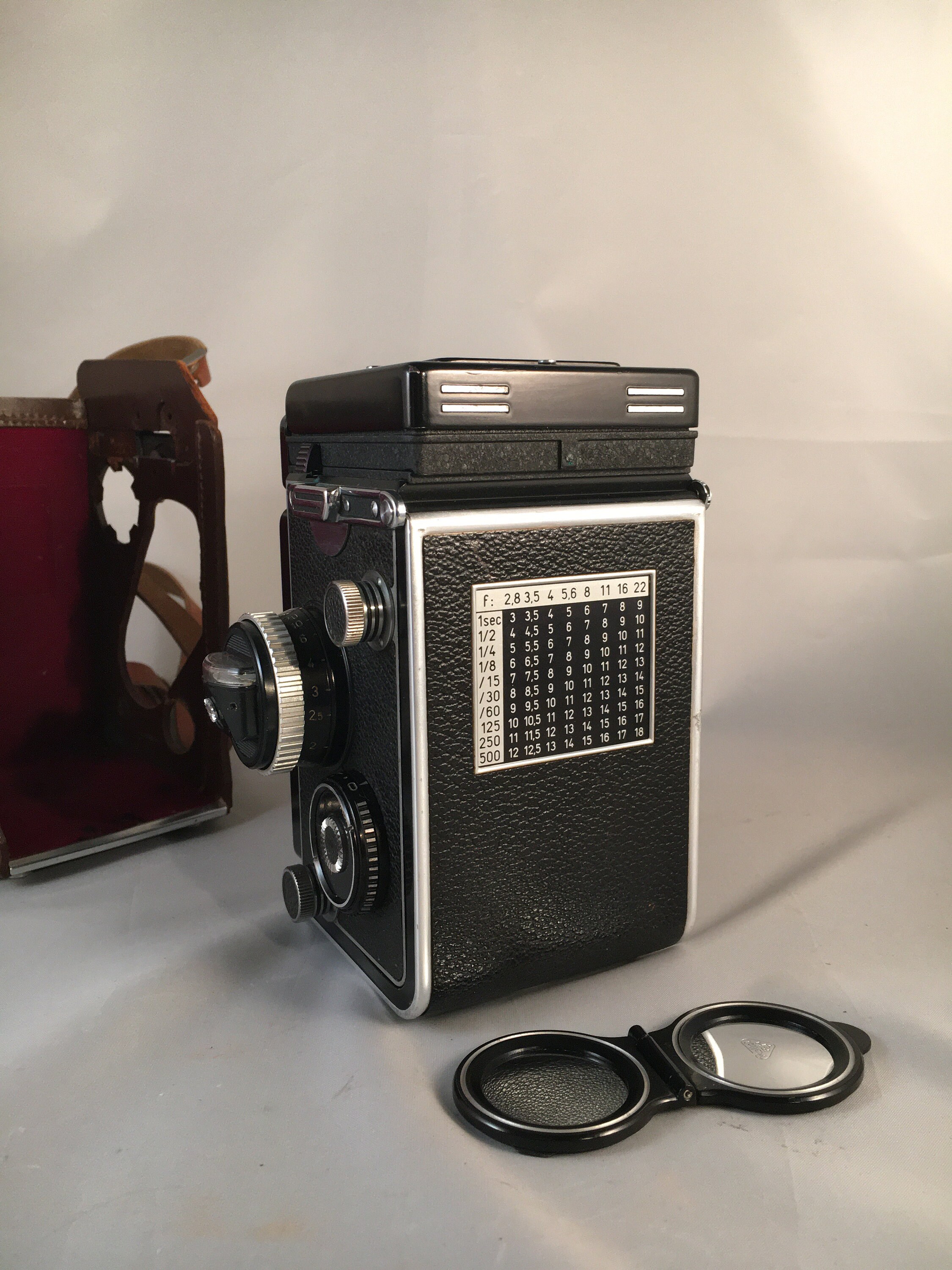 Rolleiflex 3.5F TLR Medium Format Camera Carl Zeiss Planar 75mm F3.5 75 ...