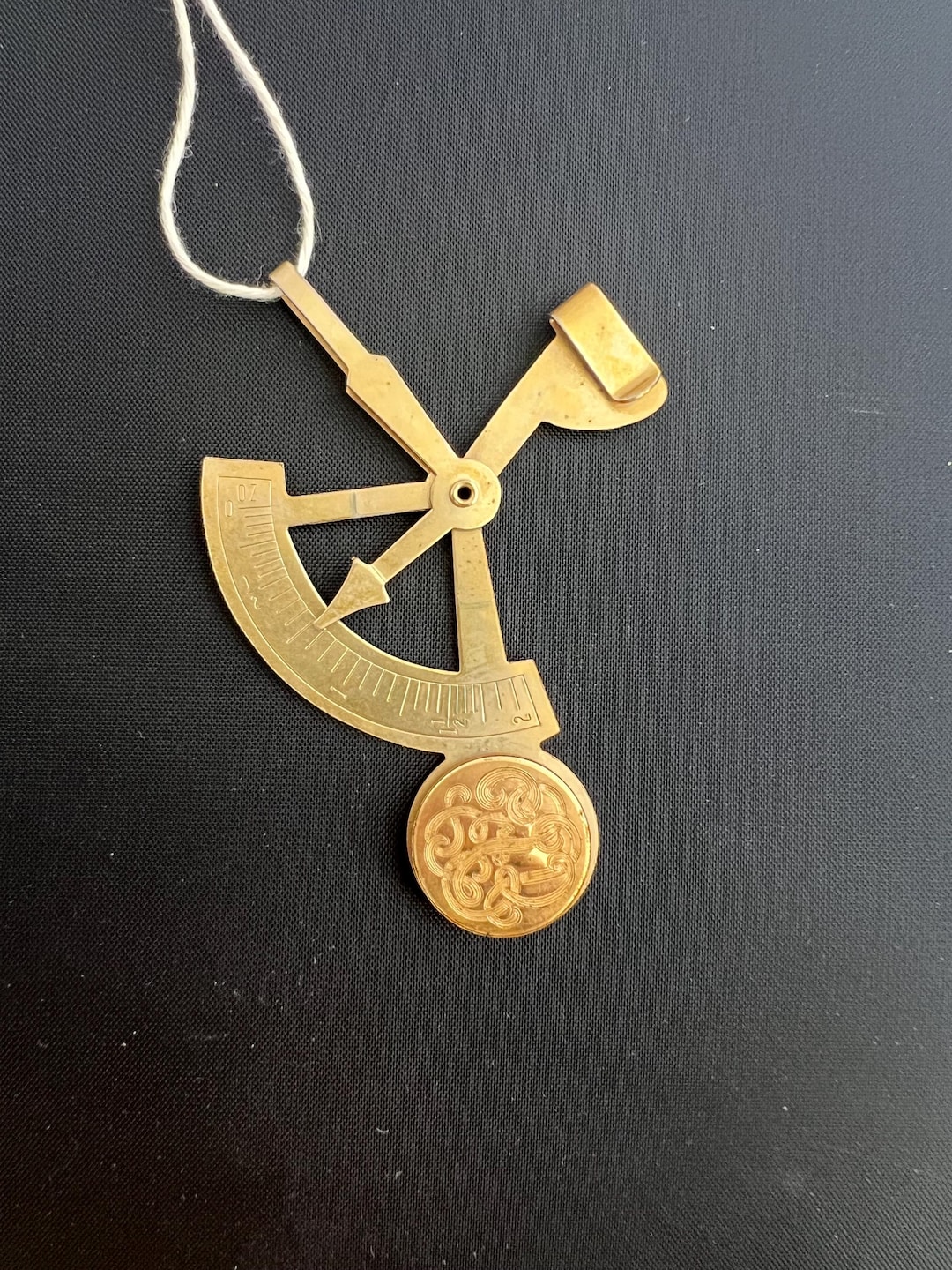 Mid-century Unique Handheld Mechanical Pendulum-style Letter Scale, up ...