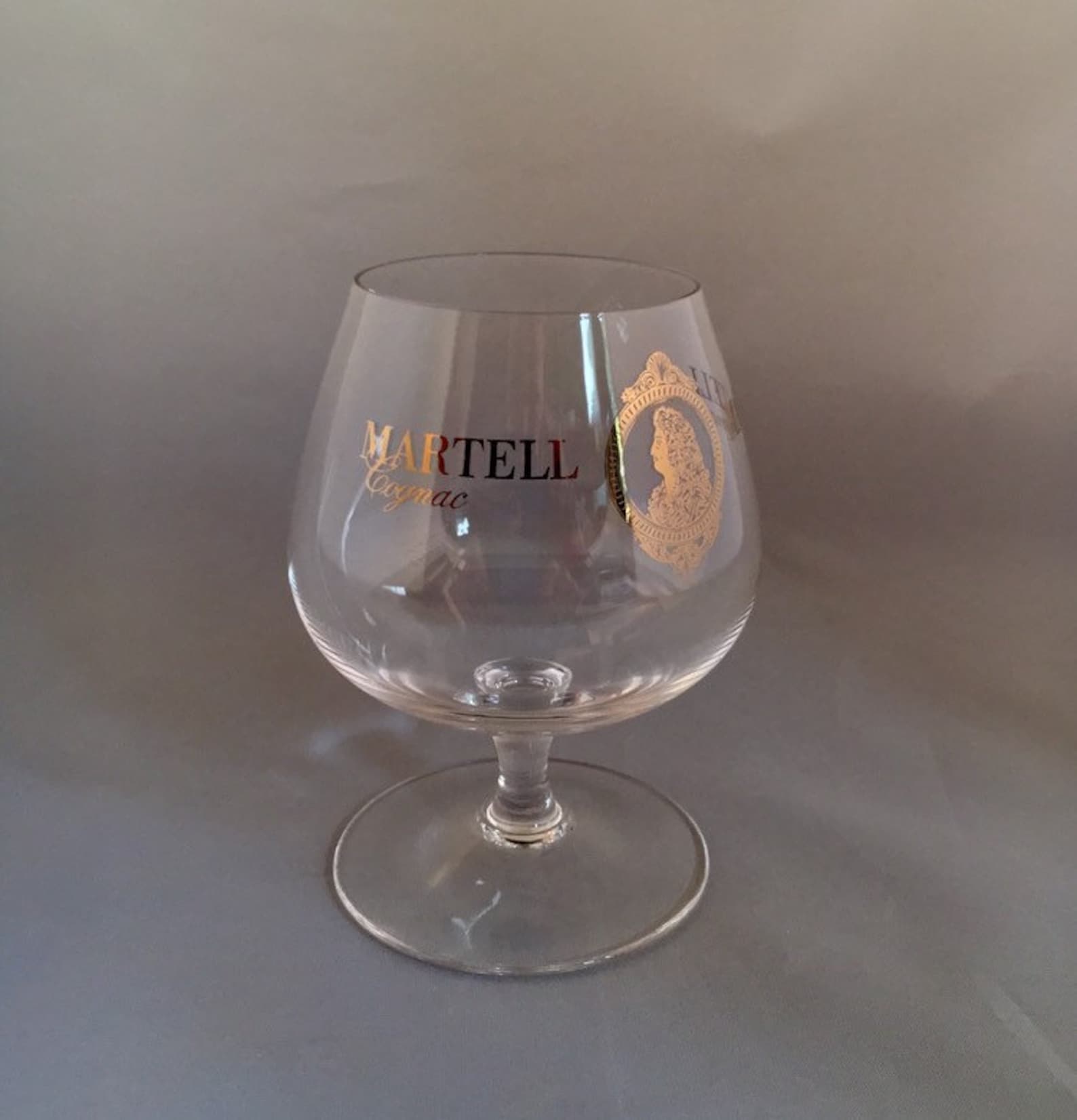 One Martell Cognac Glass. Vintage French Café/barware. French Brandy ...