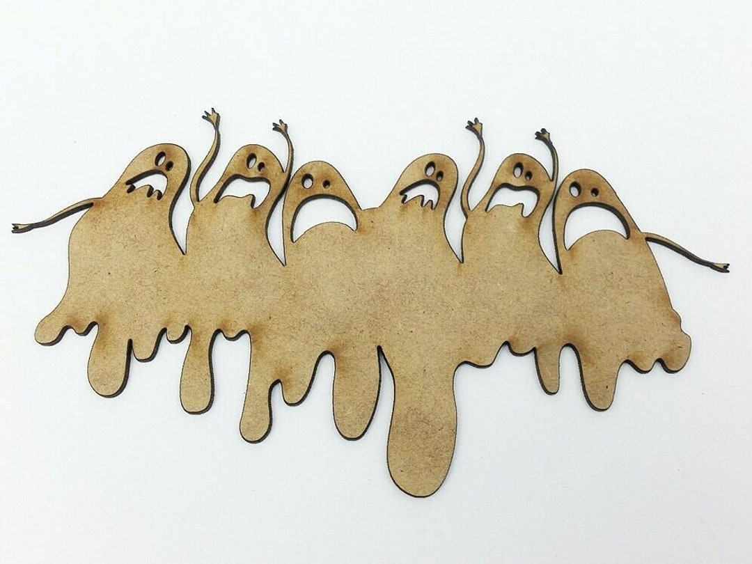 Wooden Ghost, Halloween, Scary, Craft Shape, Cutouts, Wood ...