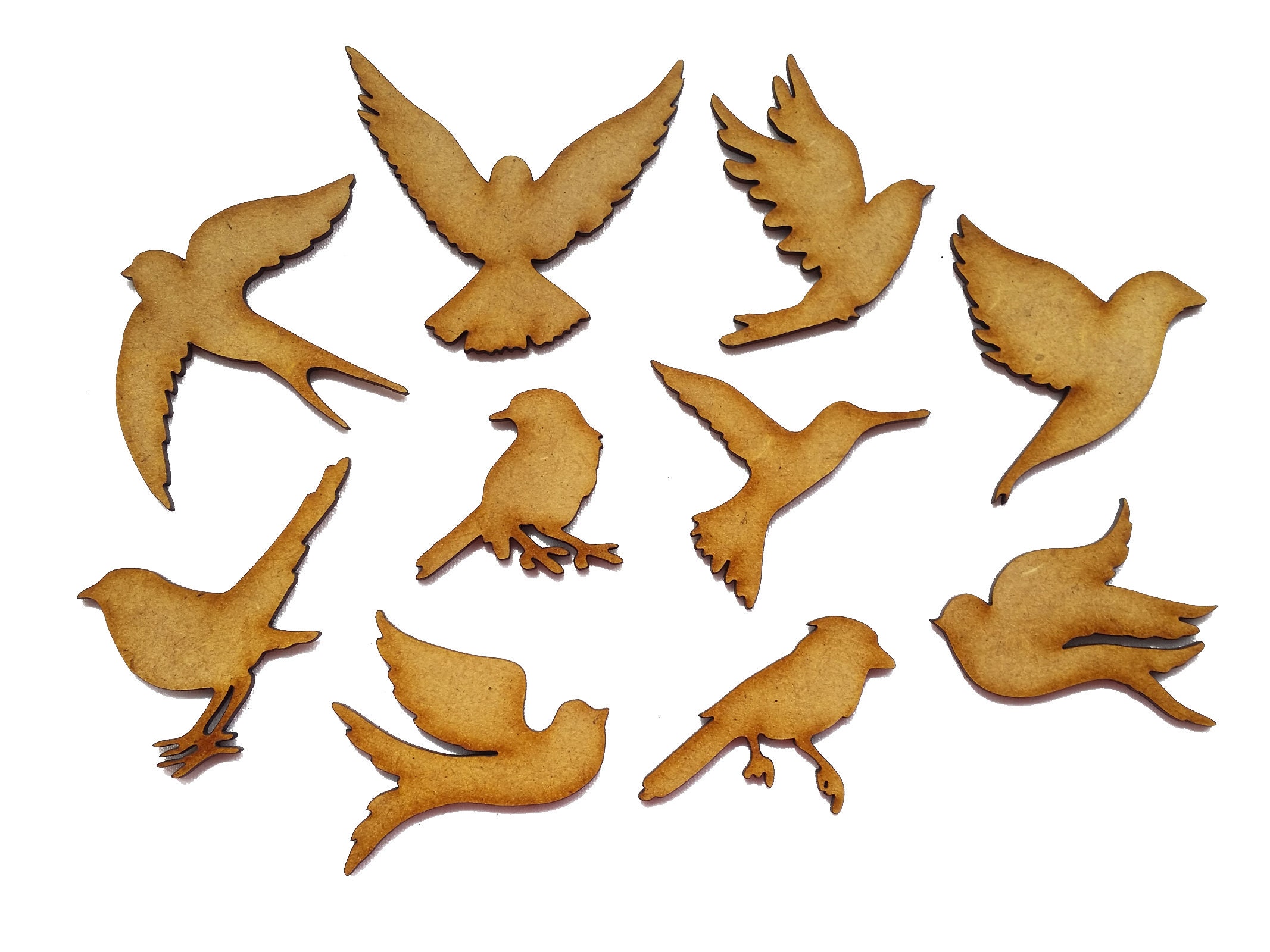 Wooden Birds, Craft Shape, Wooden Pigeon, Hummingbird, Laser Cut ...