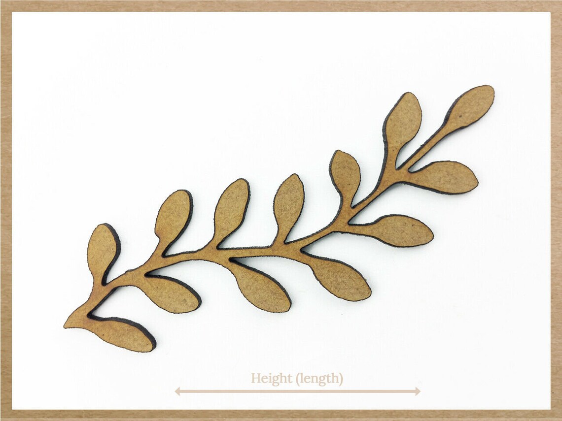 Wooden Branch Floral Tree Flower Plant Craft Shape | Etsy UK