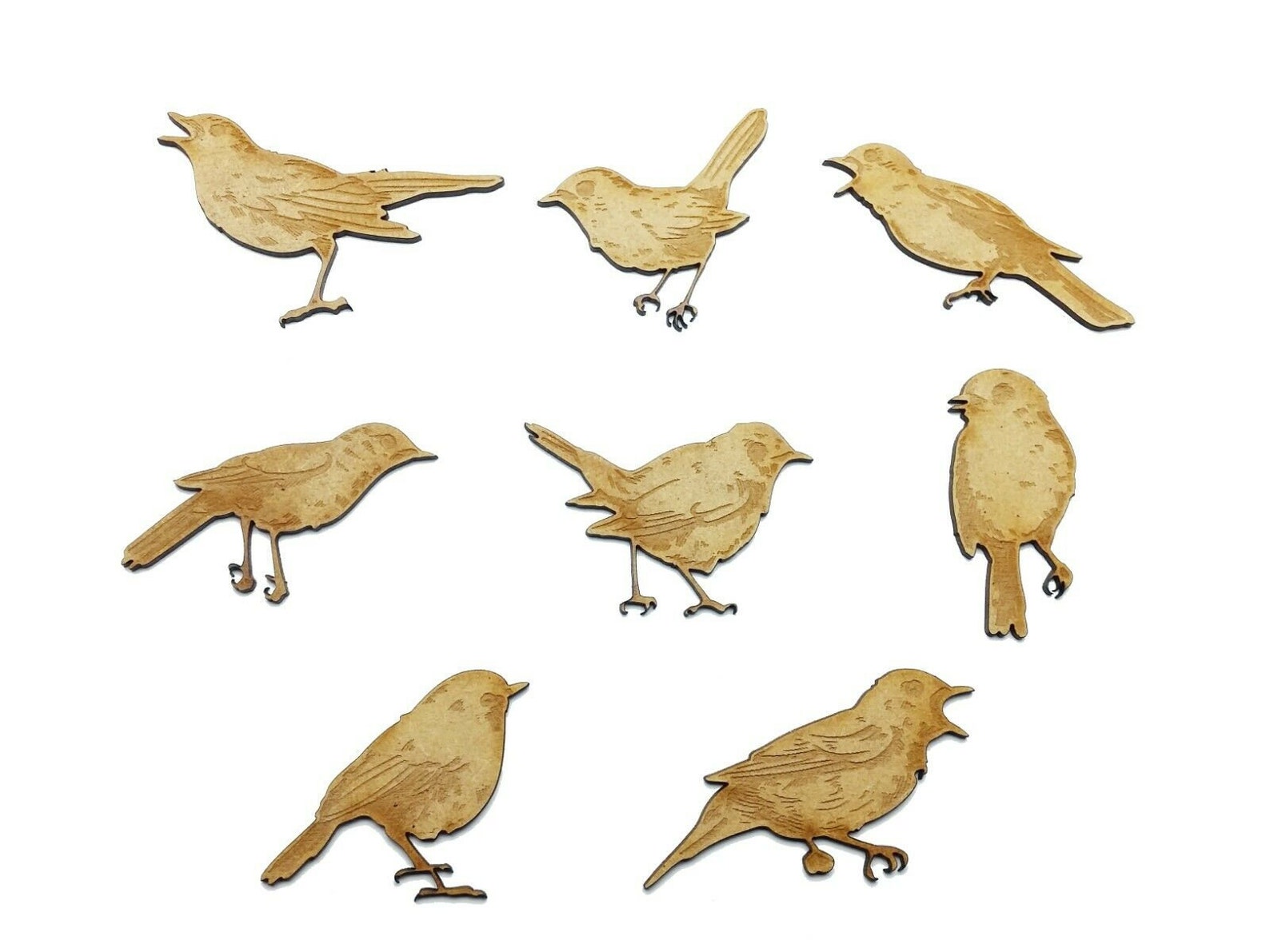 Wooden Bird, Animal, Craft Shape, Cutouts, Wood Embellishment, Laser ...