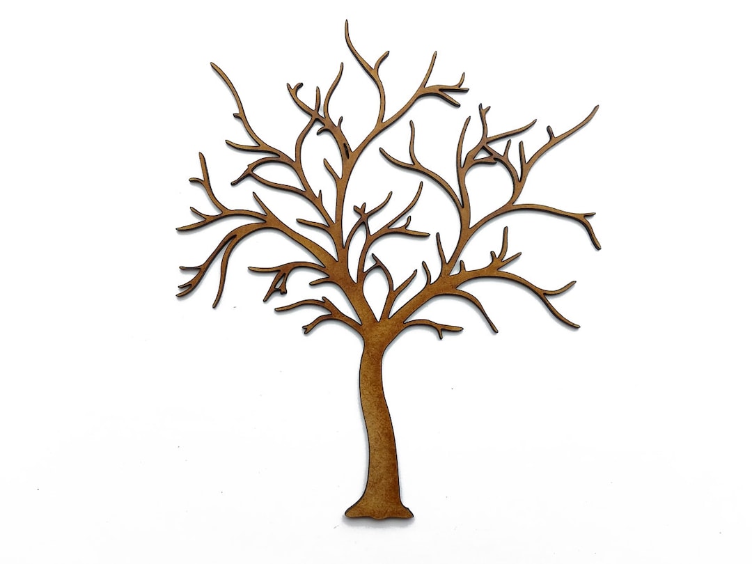 Wooden Tree, Branch, Floral, Craft Shape, Cutouts, Wood Embellishment ...