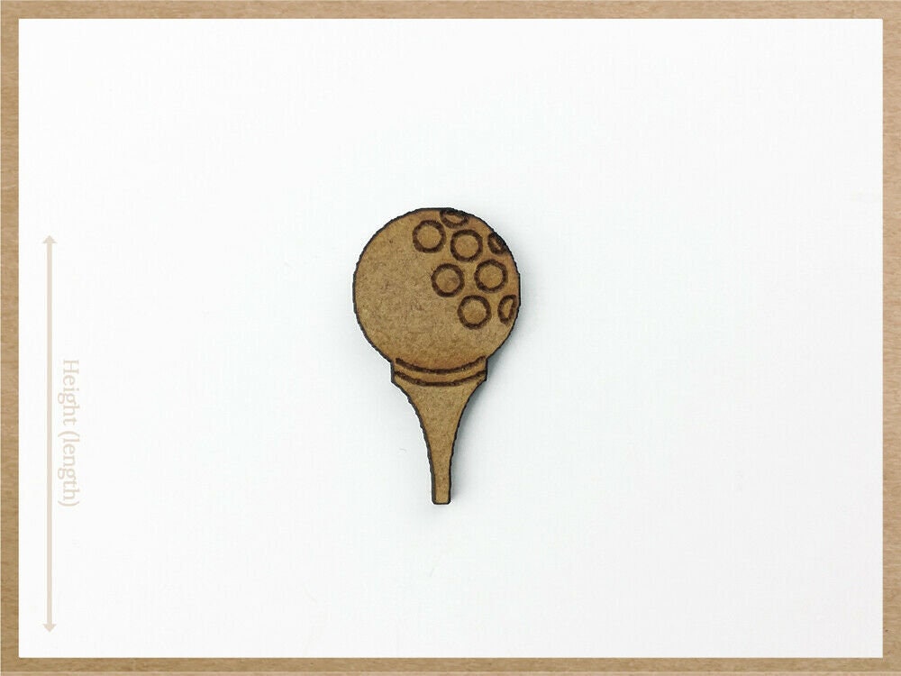 Wooden golf ball Sport Craft shape Cutouts Wood | Etsy