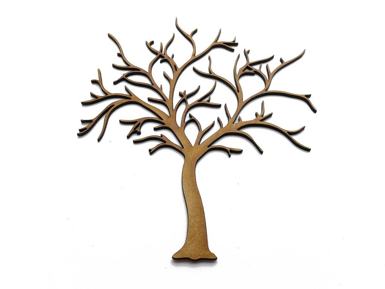 Wooden Tree Branch Floral Craft Shape Cutouts Wood - Etsy