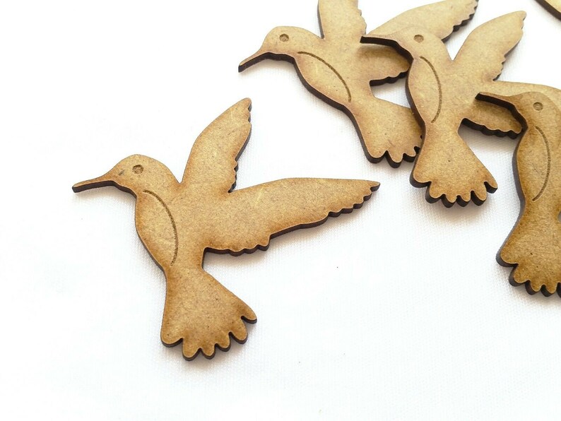 Humming Bird Colibri Wooden Craft Shape MDF Embellishment - Etsy UK